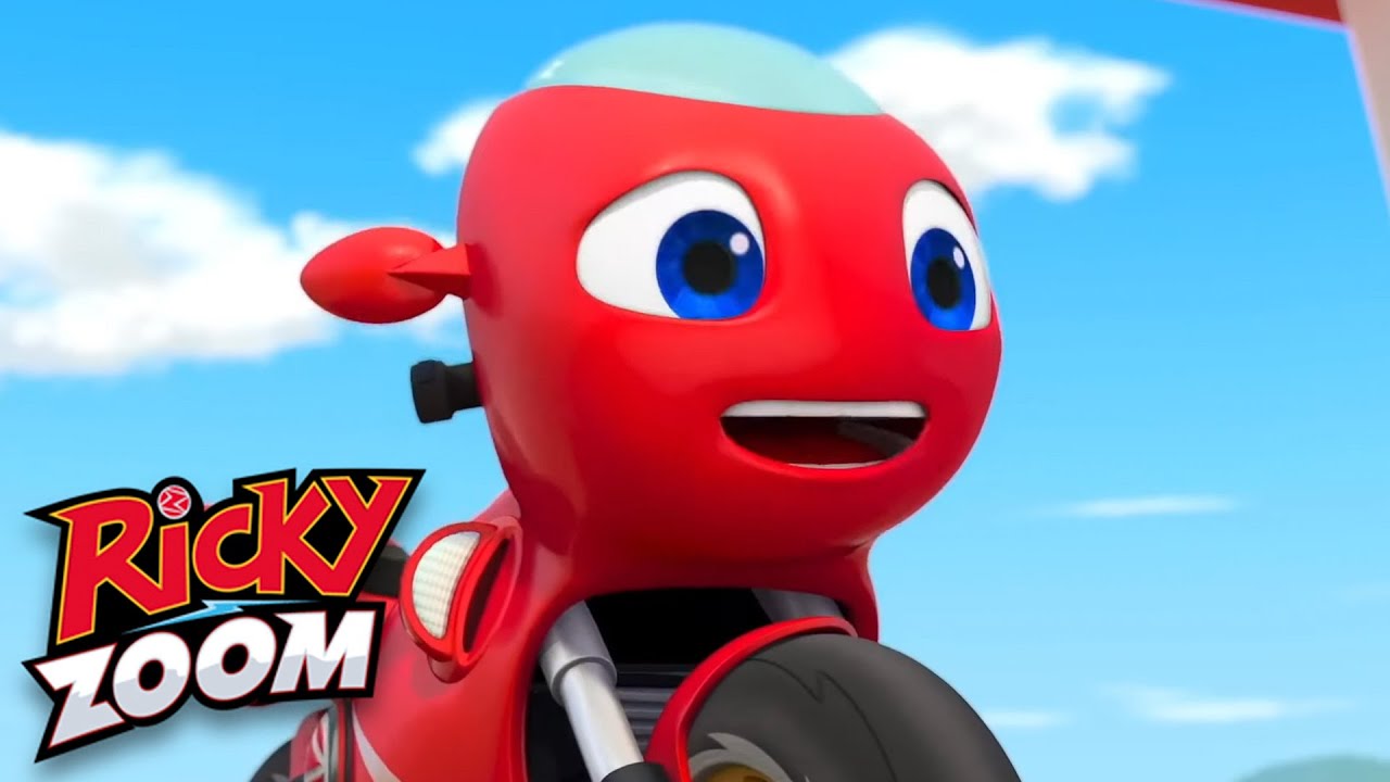 Percorso ad ostacoli⚡️ Aiuto DJ ⚡️ Cartone Animato Moto | Ricky Zoom ...