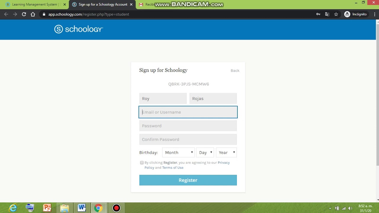 Tutorial para acceder a Schoology - YouTube