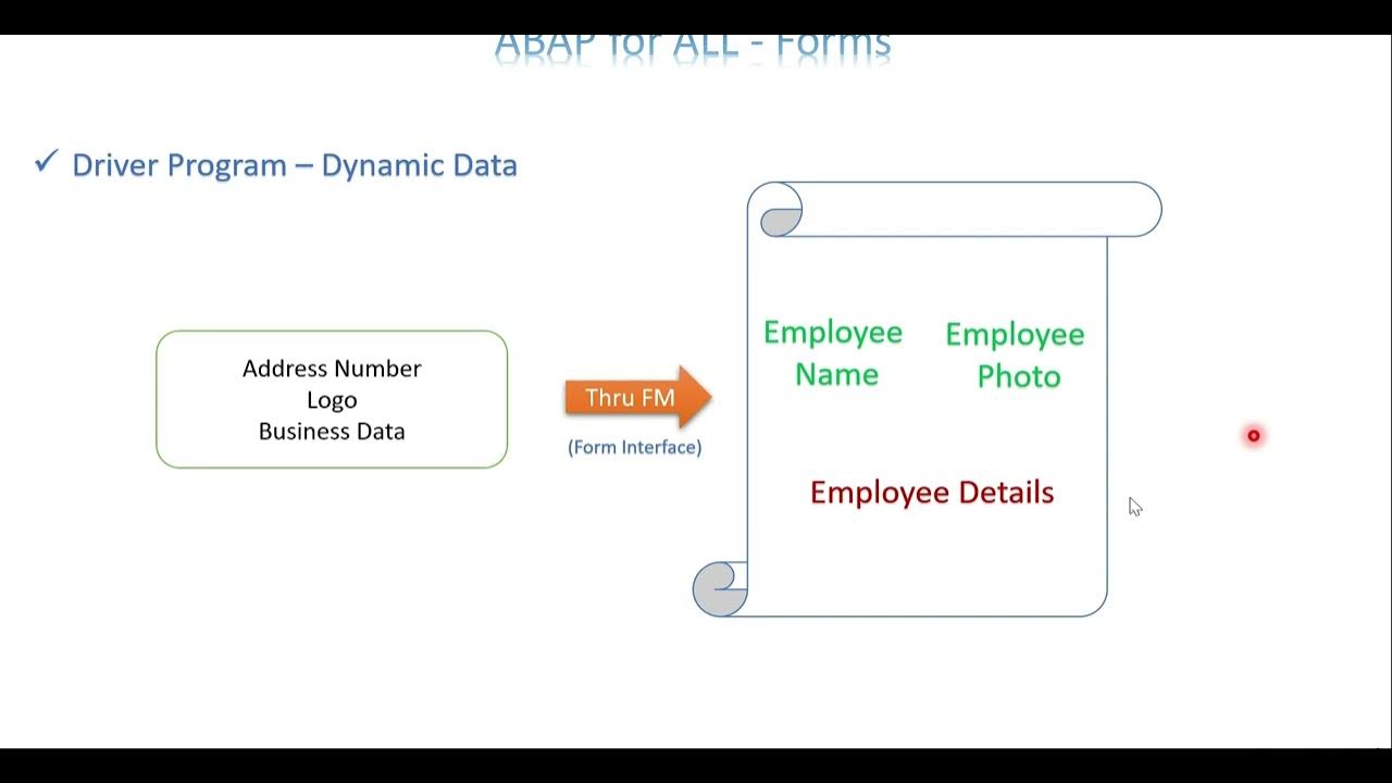 Video 2: ABAP for ALL - SmartForms - Driver Program and Dynamic Data - YouTube
