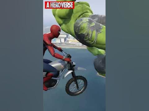 GTA 5 Water Ragdolls | SPIDERMAN VS HULK Jumps/Fails EP.1.3 (Funny ...