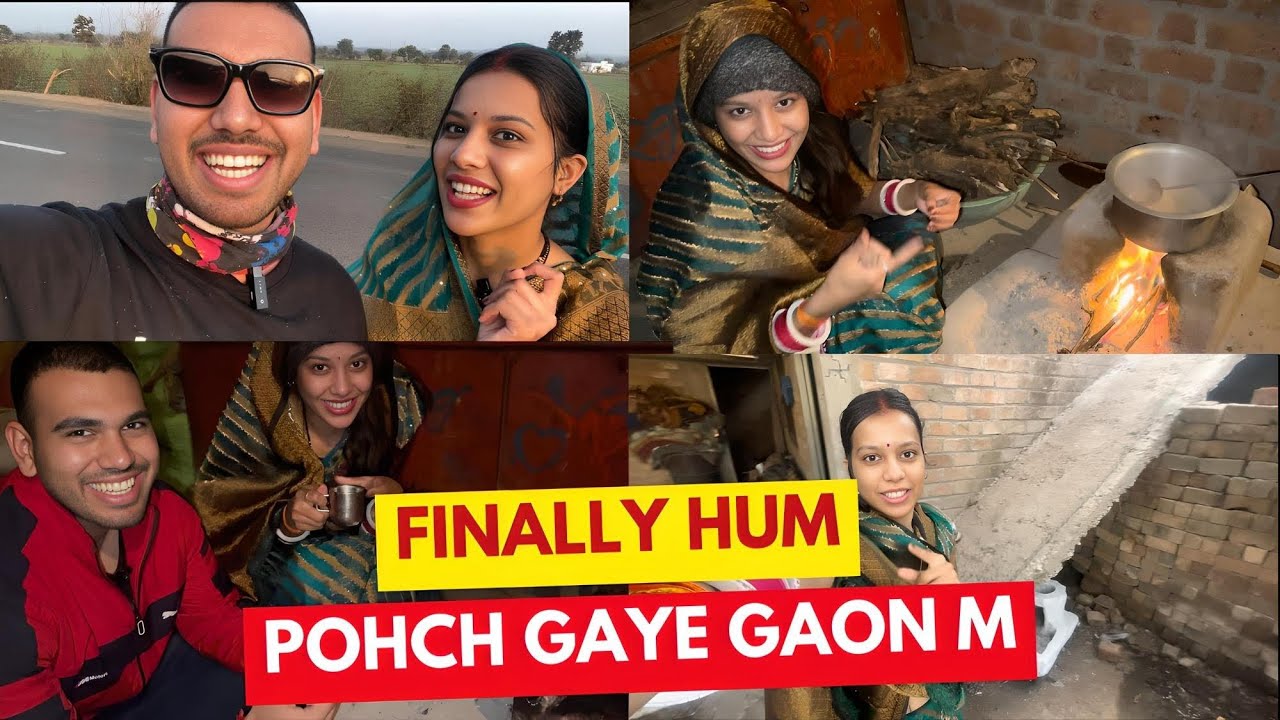 Mahek chali Desi Gaon m 😃|| Finally ponch gaye Desi Gaon m 😍💐|| HINDU ...
