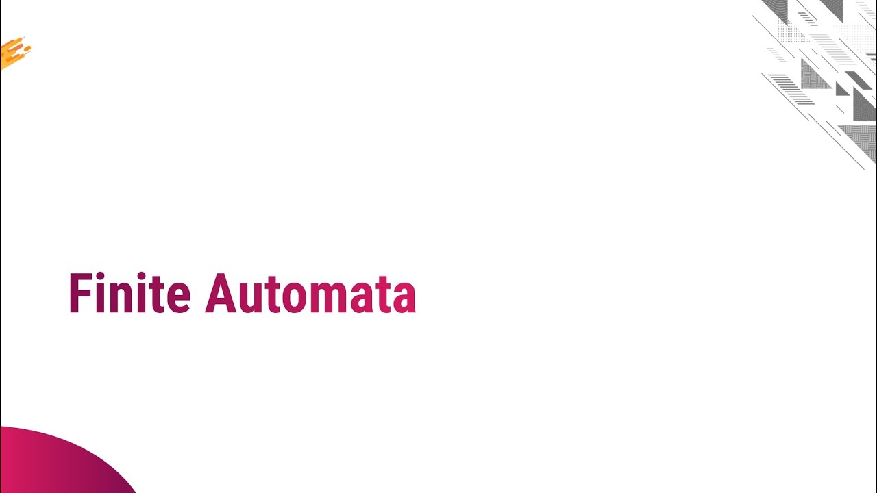 8.4 - Finite Automata - ADA - YouTube