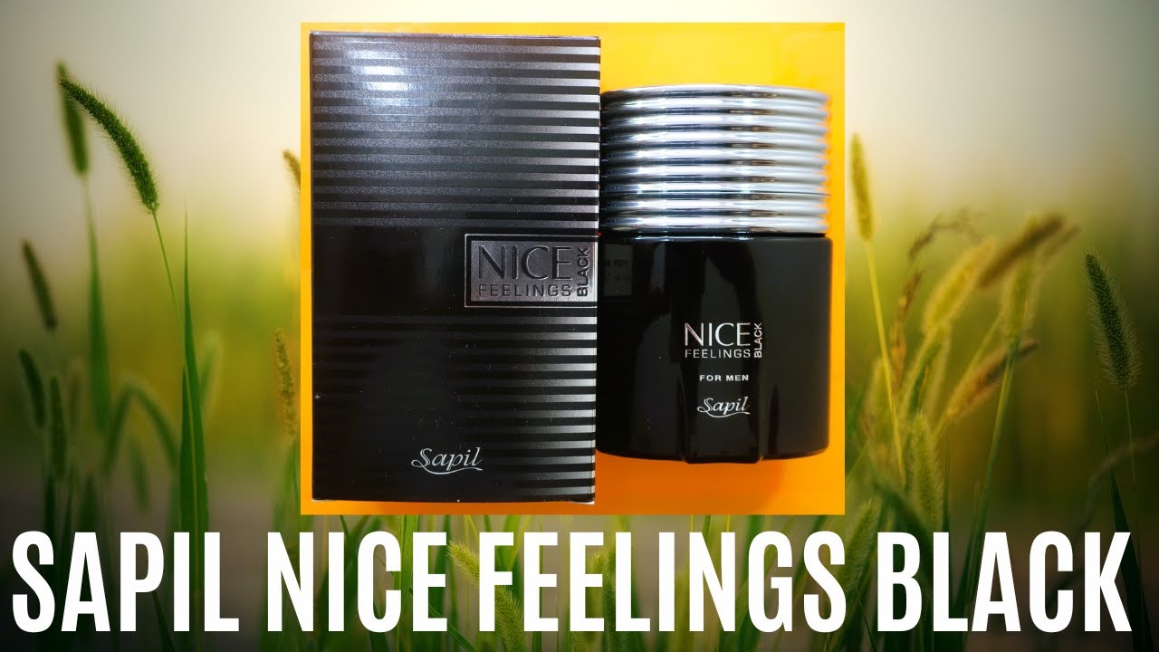 Sapil Nice Feelings Black EDT 75ML– Update | Super Manly Rugged ...