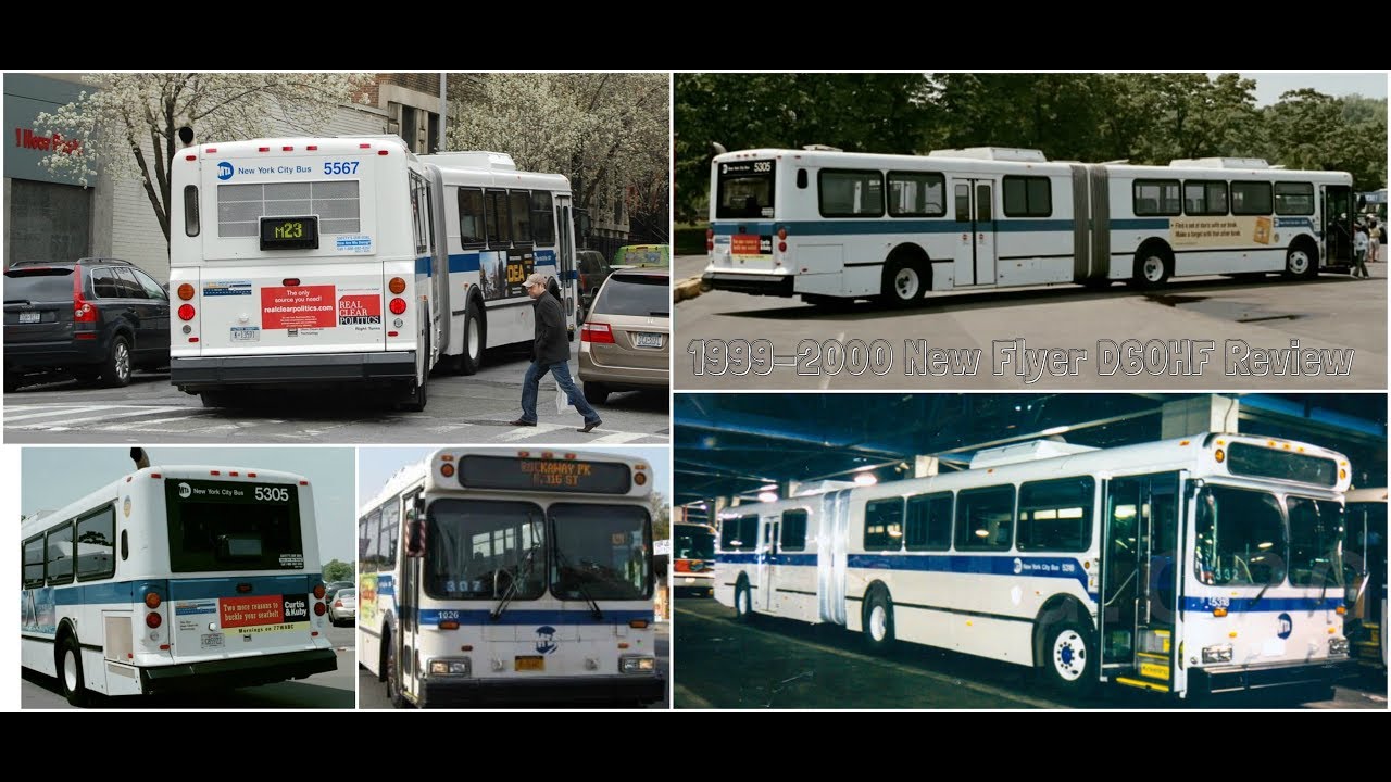 NYCTA: 1998-2000 New Flyer D60HF Review - YouTube