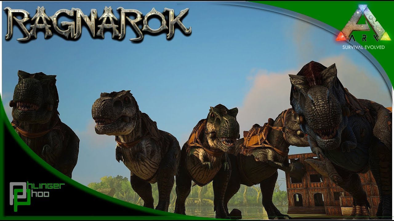 Ark: Ragnarok - TAMING/BREEDING THE REX ARMY - BOSS FIGHT PREP #23 ...