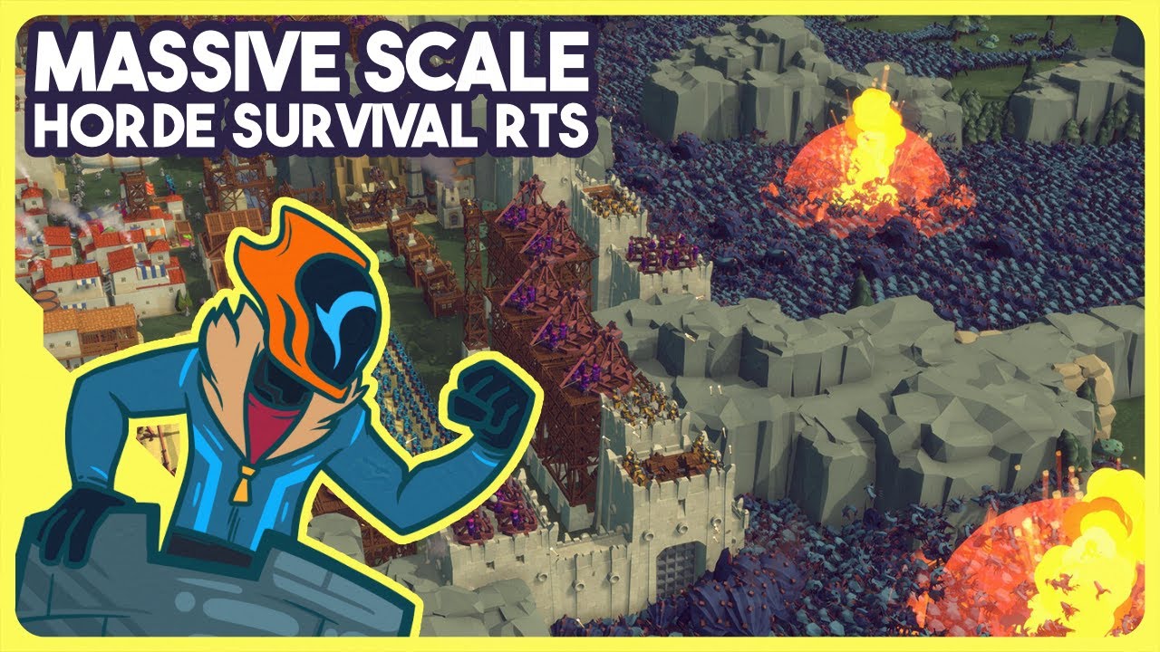 Massive Scale Horde Survival RTS! - Diplomacy Is Not An Option - YouTube