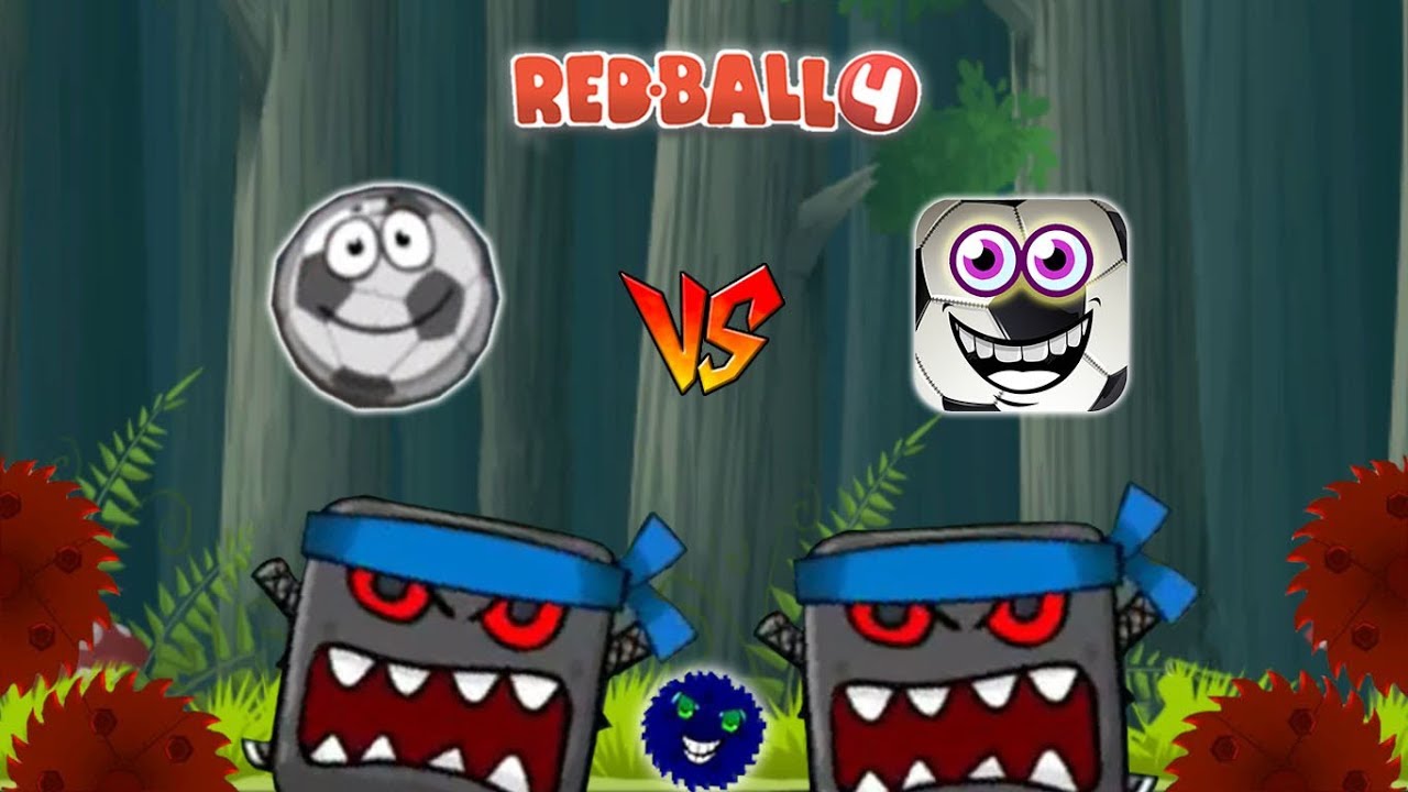Soccer Ball vs Square Soccer Ball DEEP FOREST - YouTube