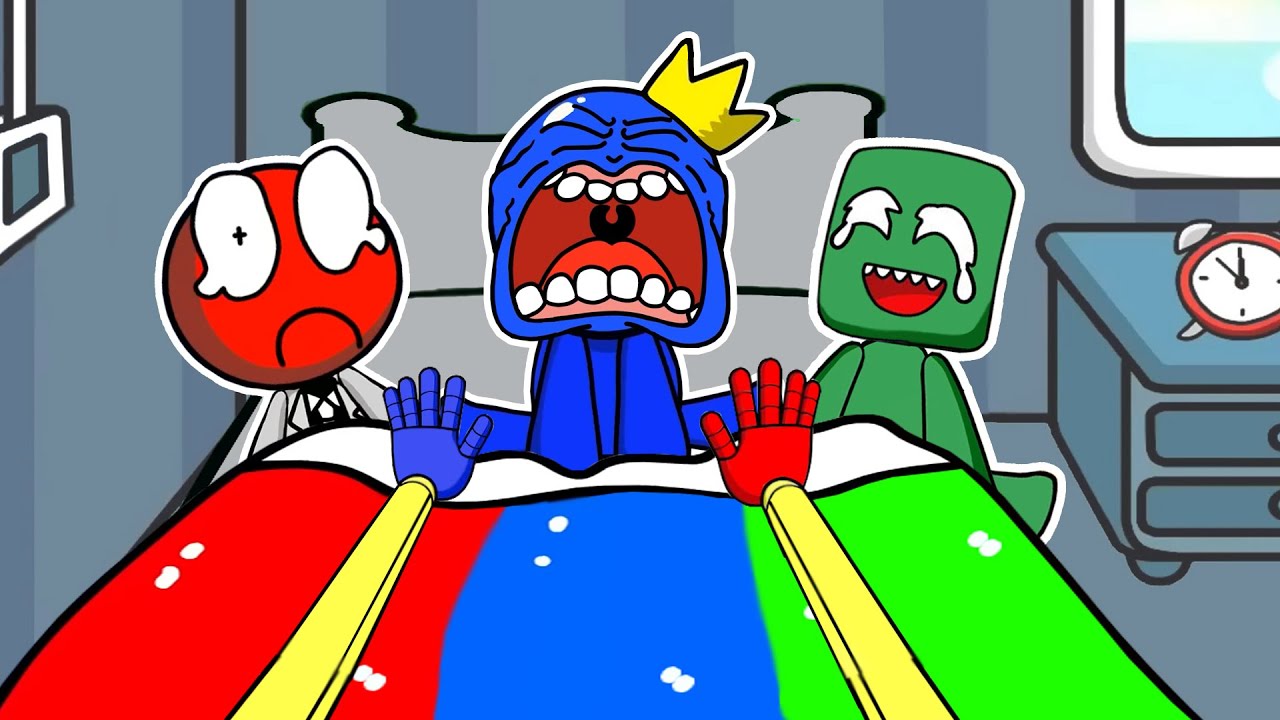 Tuck Baby Blue, RED, GREEN into Bed[ Ep.3 ] ANIMATION COMPILATION ...