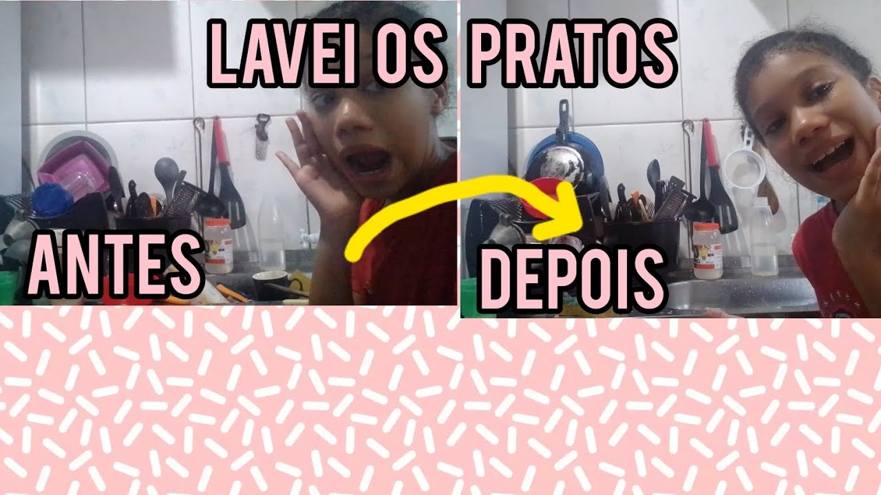 Lavei os pratos !! *me molhei* - YouTube