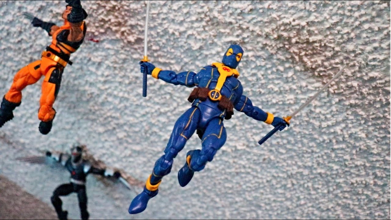 Marvel Legends Strong Guy BAF Wave X-MEN DEADPOOL Figure Unboxing ...