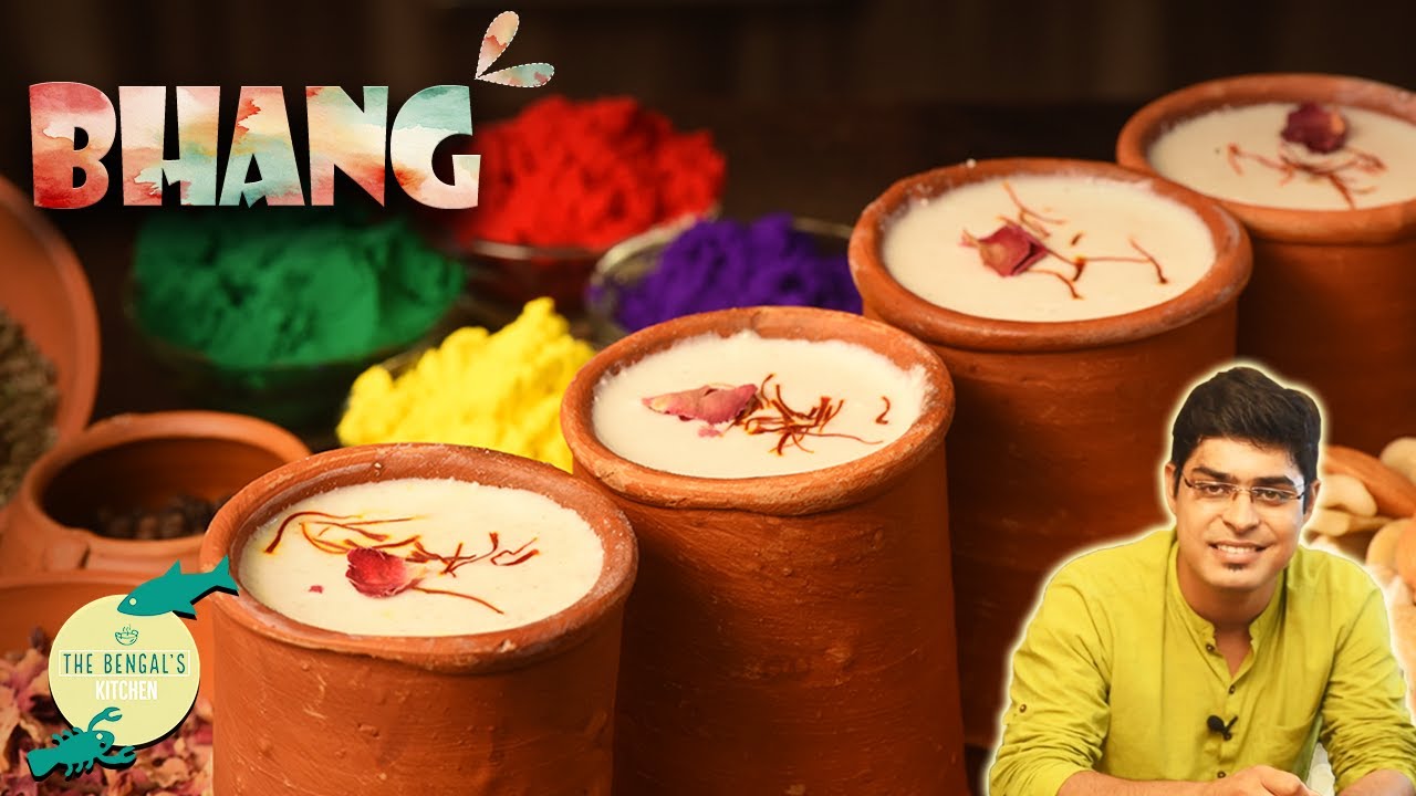 Bhang Recipe Step By Step | Holi Special Thandai | Bhang Lassi - YouTube