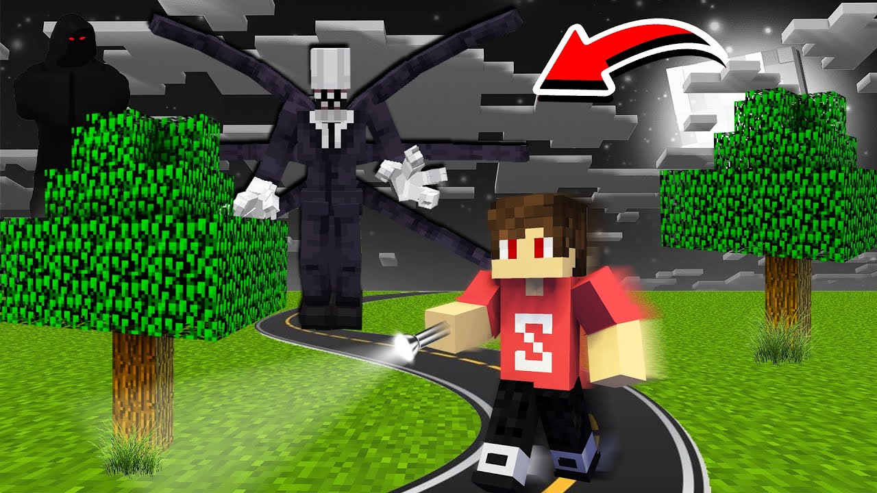 Found SLENDER MAN In Minecraft - YouTube