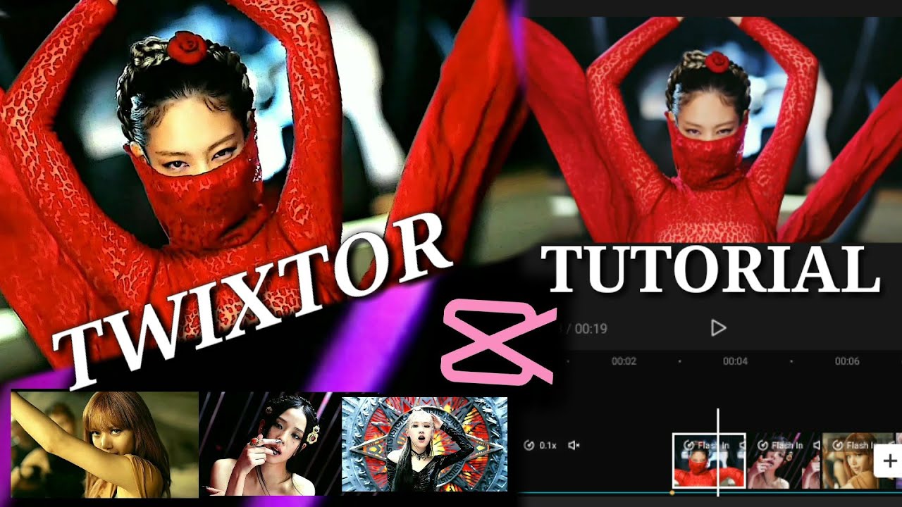 HOW TO MAKE TWIXTOR IN CAPCUT / SLOW MOTION VIDEO TUTORIAL / PINK VENOM EDIT / TWIXTOR CLIP ...