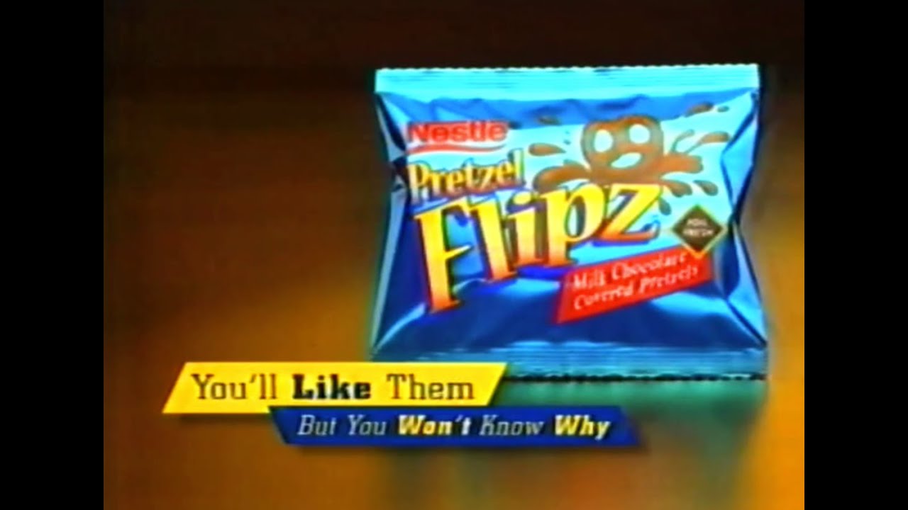 Nestle Flipz Milk Chocolate Pretzels Advert - You'll Like Them But You ...