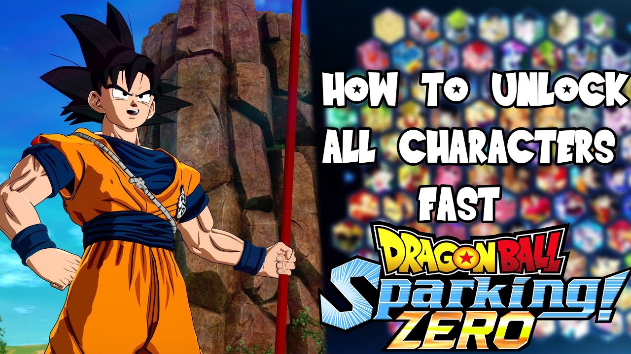 How To UNLOCK ALL CHARACTERS FAST in Dragon Ball SPARKING! ZERO Quick ...