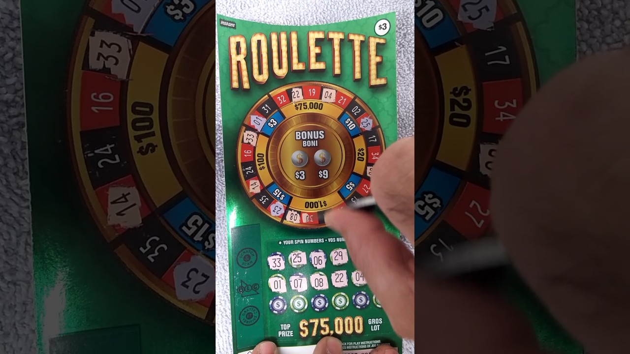 Brand New $3 Roulette Scratch Ticket - YouTube
