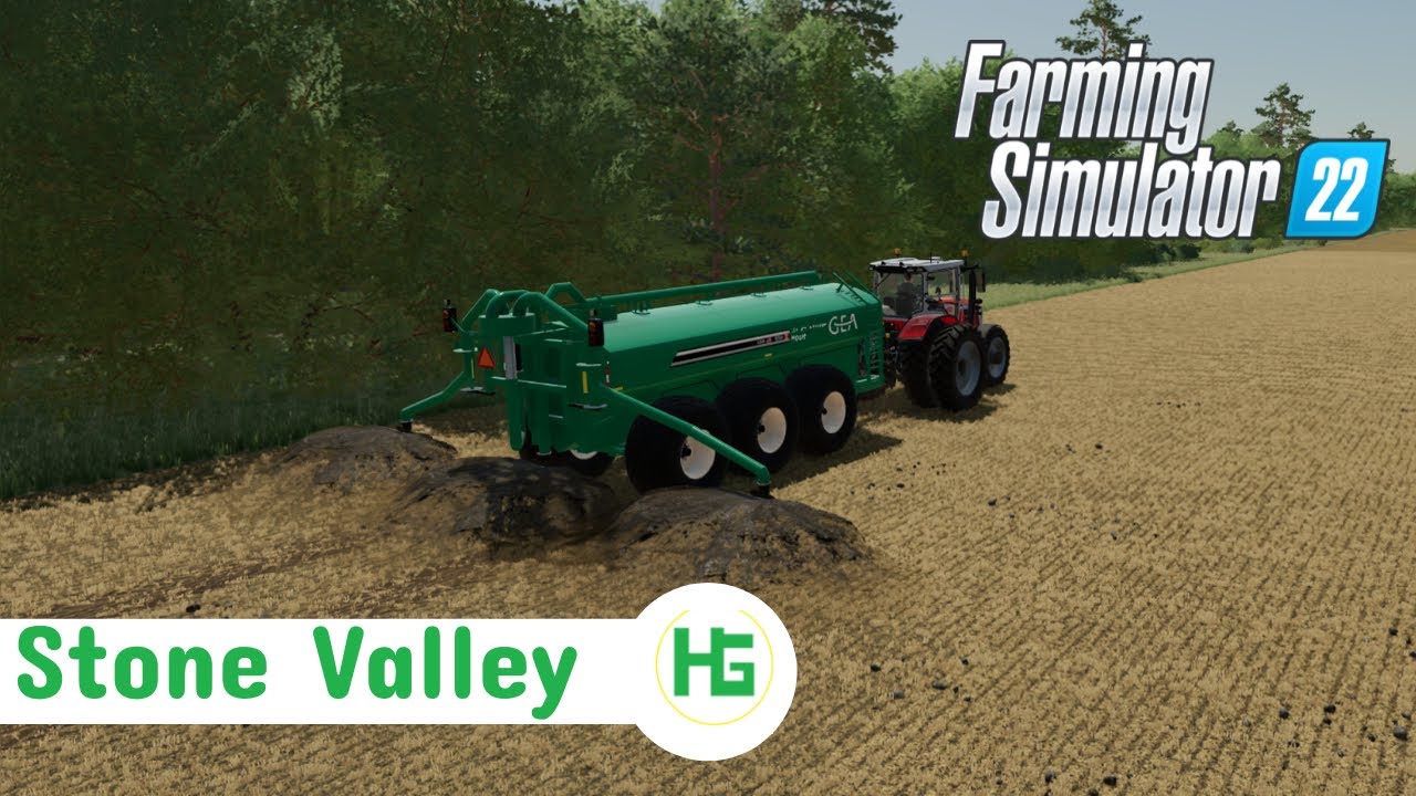 GEA Slurry Spreader! FS22 Timelapse Stone Valley #40 - YouTube