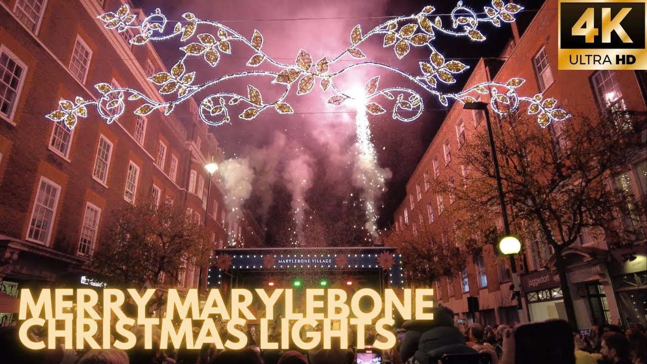 London Christmas Lights Tour 2024. | Merry Marylebone Returns with ...