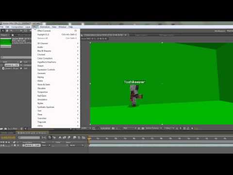 MINECRAFT GREEN SCREEN TUTORIAL - YouTube