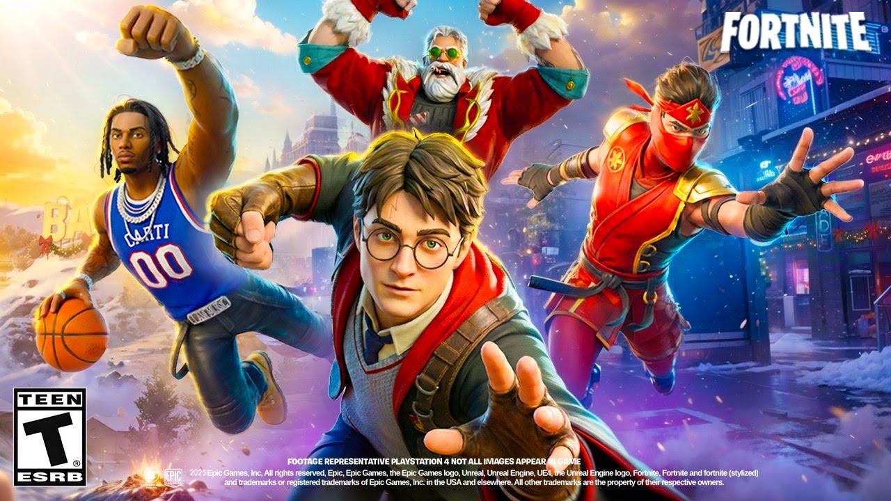 Fortnite Chapter 7 Update: Winterfest 2025, Harry Potter collab, map ...