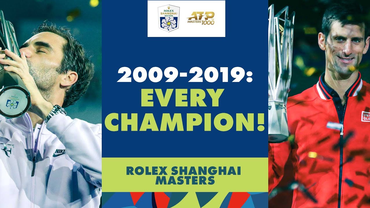 Every Championship & Trophy Lift 🏆 Rolex Shanghai Masters 2009-2019 ...