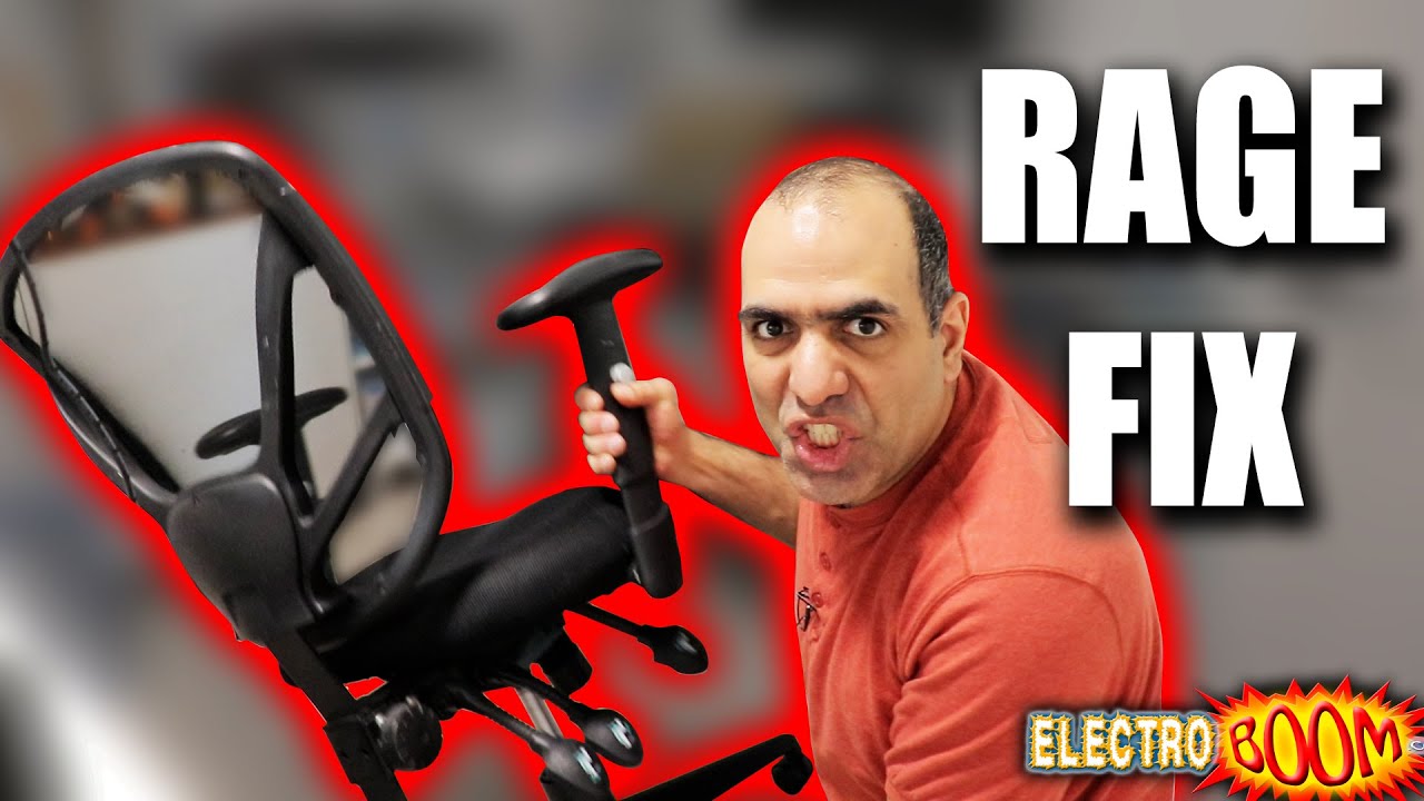 RAGE-FIXing my Office Chair 😤🔧 - YouTube