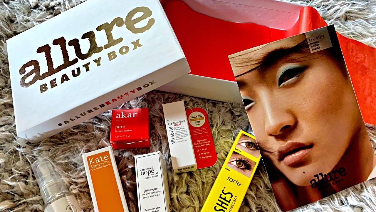 UNBOXING: ALLURE Beauty Box BOTH December and January Boxes + DEAL ...