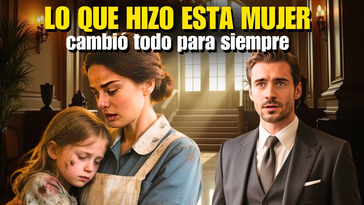 LA LIMPIADORA INVISIBLE SALVÓ AL HIJO DEL MILLONARIO… Y ÉL NUNCA VOLVIÓ ...