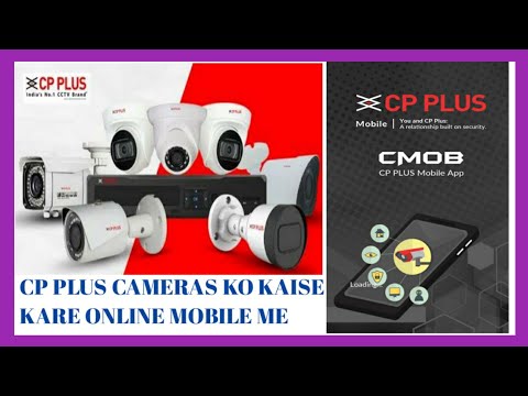 CP Plus cctv camera conect to mobile CP Plus dvr online configuration & Mobile app configuration ...