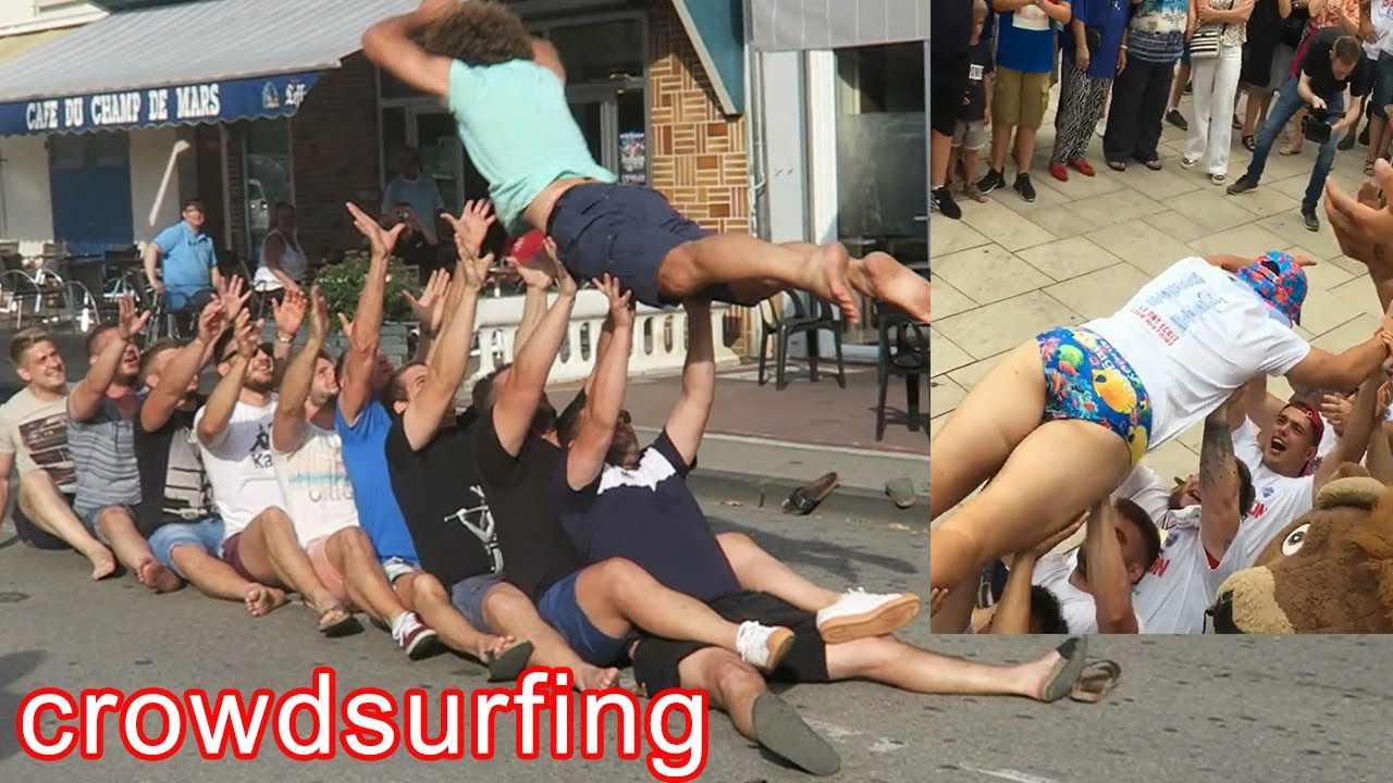 Crowd surfing - YouTube