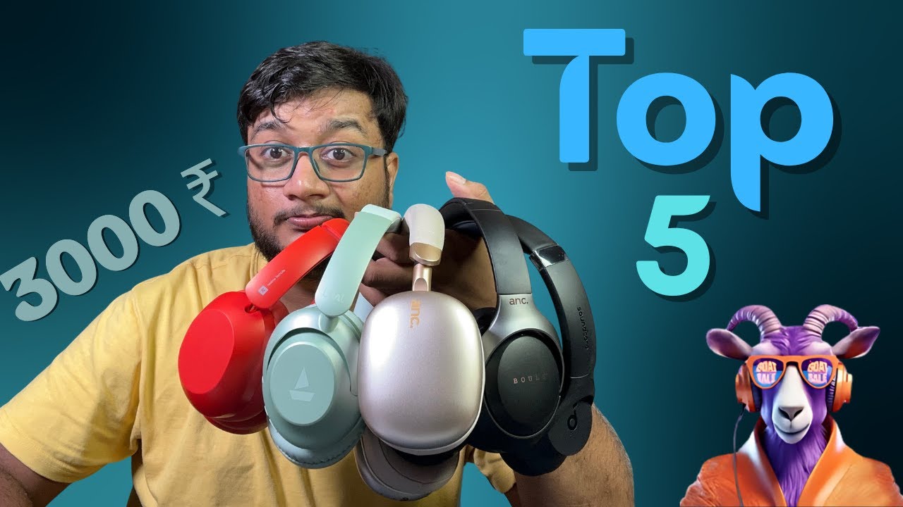 SALE ENDS TOMORROW! My Top 5 Headphones Under ₹3000 (Flipkart GOAT Sale ...