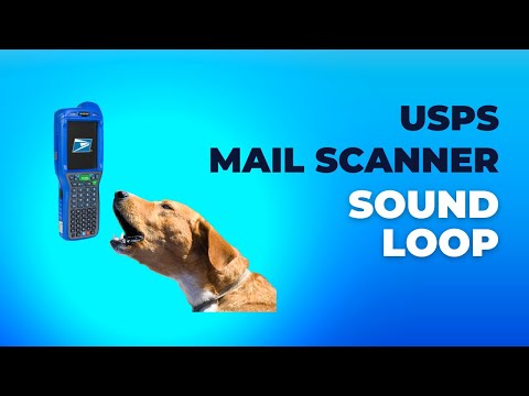 USPS Mail Scanner Beeps  for Sound Desensitization