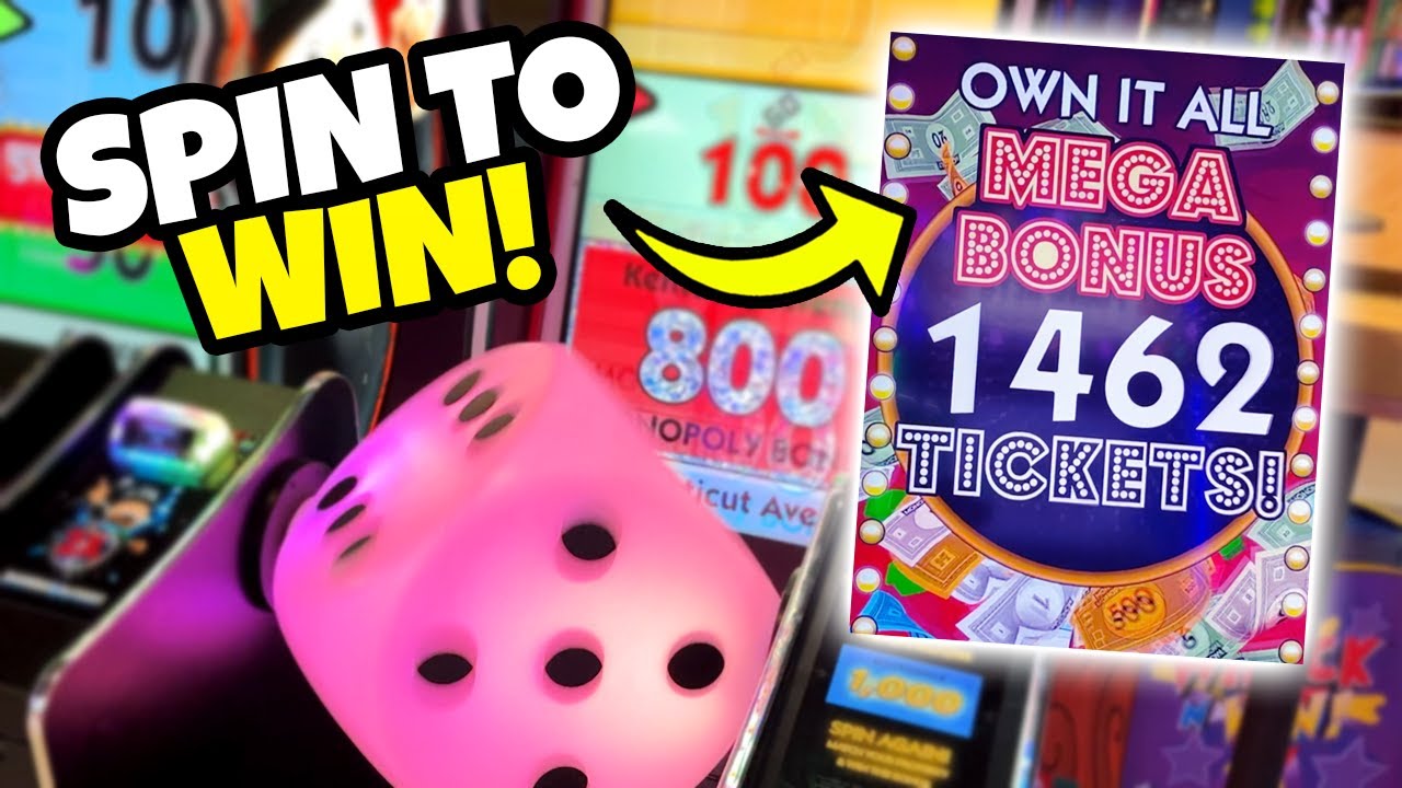 Rolling Dice for a HUGE Jackpot on this Weird Monopoly Arcade Game! 🎲 ...