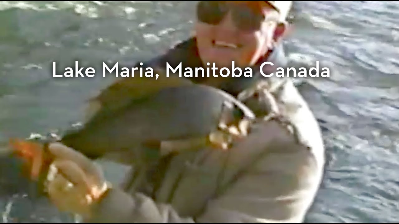 1992 Lake Maria Manitoba Grotenhuis Fly-in Fishing Trip - YouTube