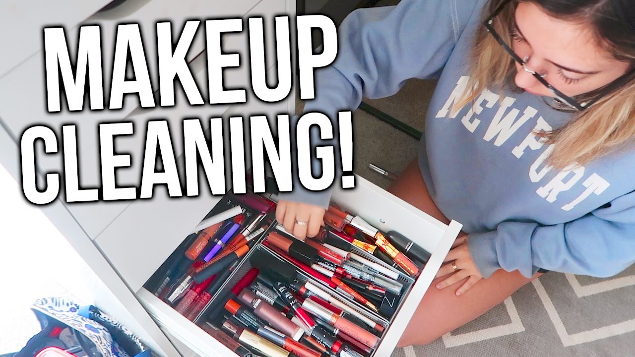 ORGANIZING MY MAKEUP & Massive Makeup Giveaway!!!! - YouTube