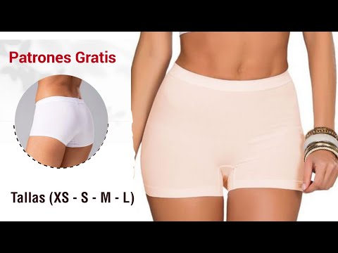 COMO HACER UN BOXER DE DAMA PASO A PASO / Descarga los patrones gratis