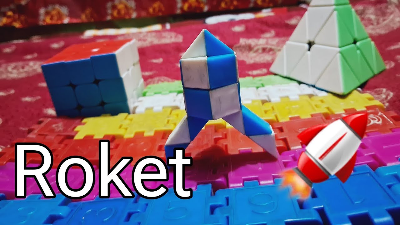 Make a Roket with snake cube 24 piece Part #3 - YouTube