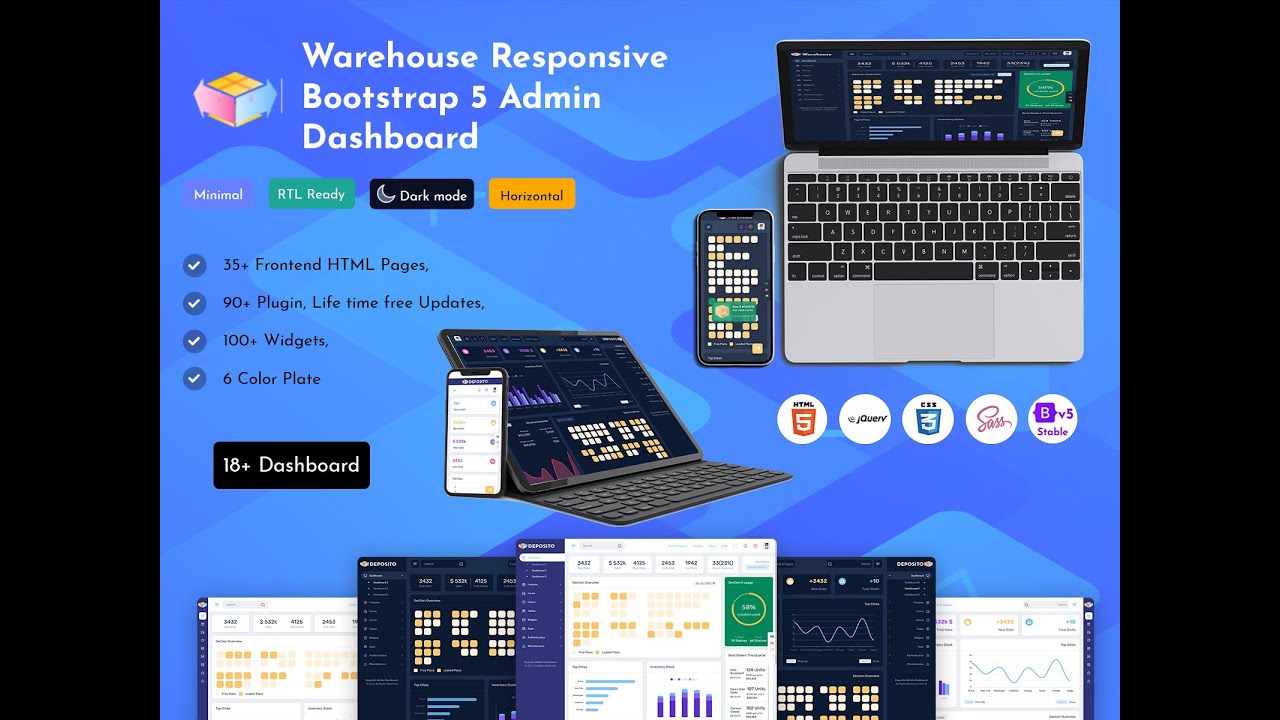 Comprehensive Warehouse Management Dashboard – Bootstrap 5 UI - YouTube