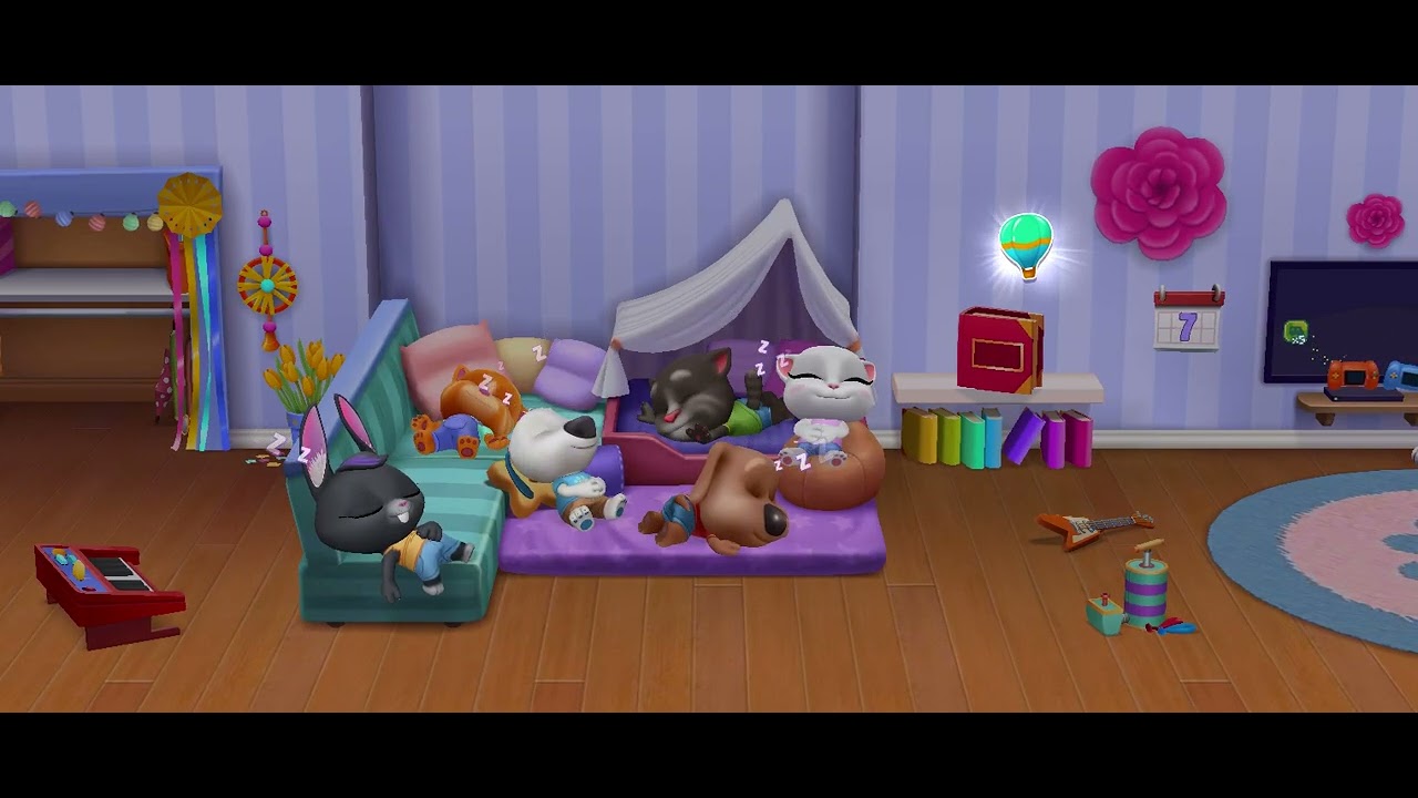 Talking Tom And Friends - Sleeping Tom - YouTube