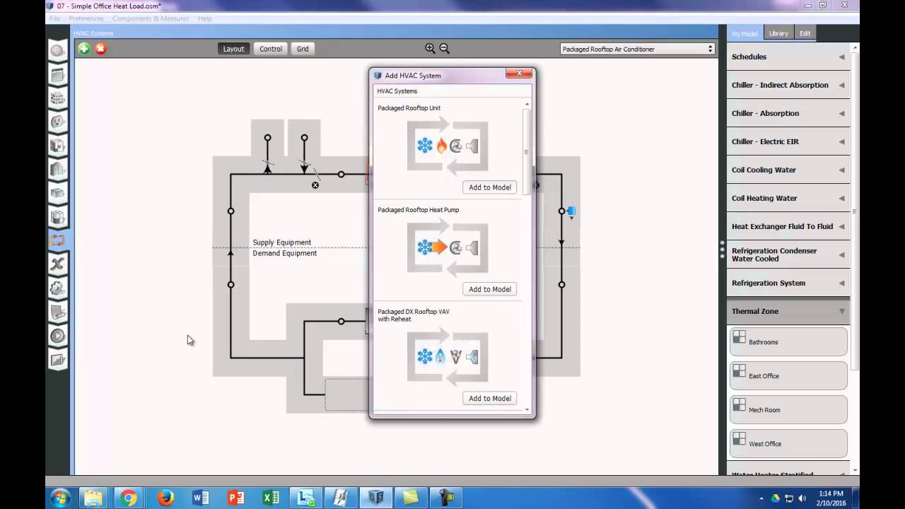 07 Open Studio Simple Building Heat Load: View Results - YouTube
