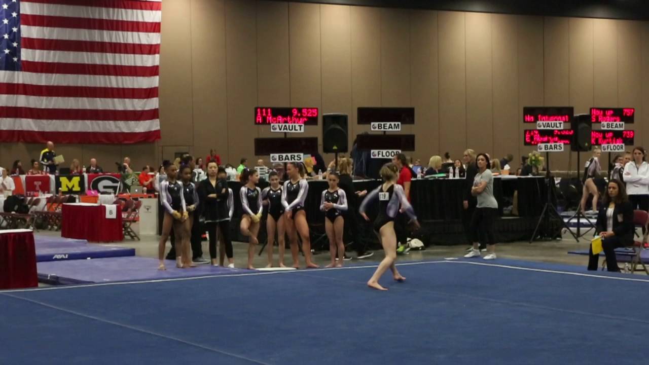 Annie Beard - Floor Exercise - 2016 Women’s Junior Olympic ...