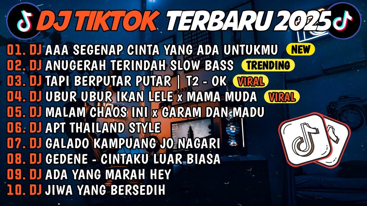 DJ TIKTOK TERBARU 2025 SLOW BASS 🎵DJ AAA SEGENAP CINTA YANG ADA UNTUKMU ...