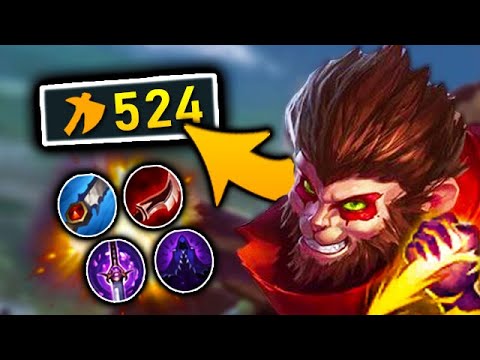 This Wukong Jungle build seriously does TOO MUCH DAMAGE! 500 AD Full ...