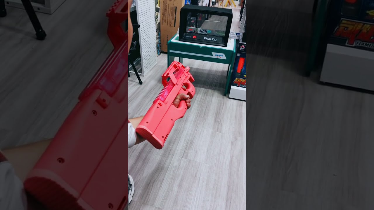 FN P90 - Realistic electric quick shooting toy gun - YouTube