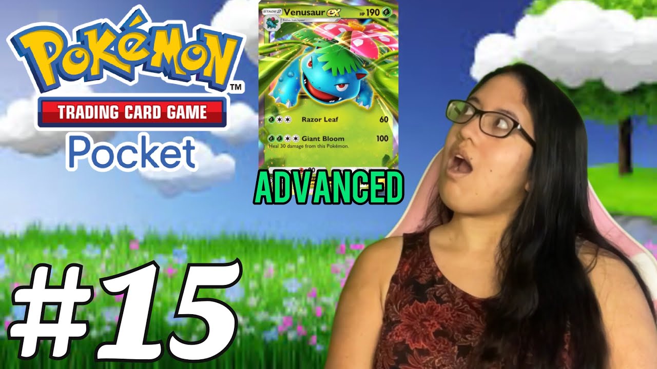 Pokémon TCG Pocket- #15- Venusaur ex Advanced Deck 100%! (Event) - YouTube