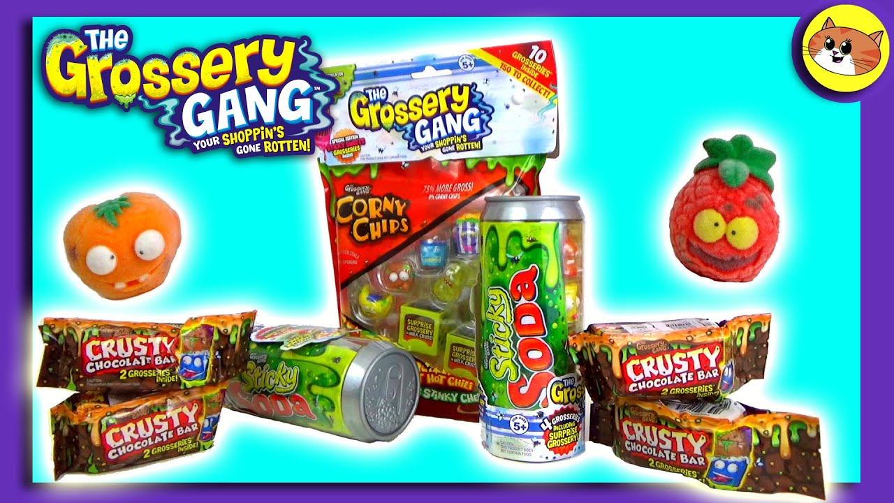 Grossery Gang Candy Bar & Sticky Soda - YouTube