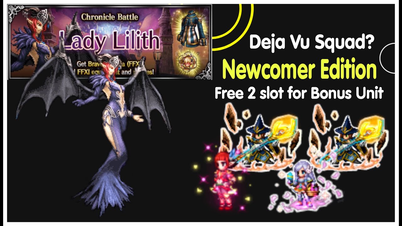 Lady Lilith with Budget Units | Newcomer Edition | FFBE Chronicle ...