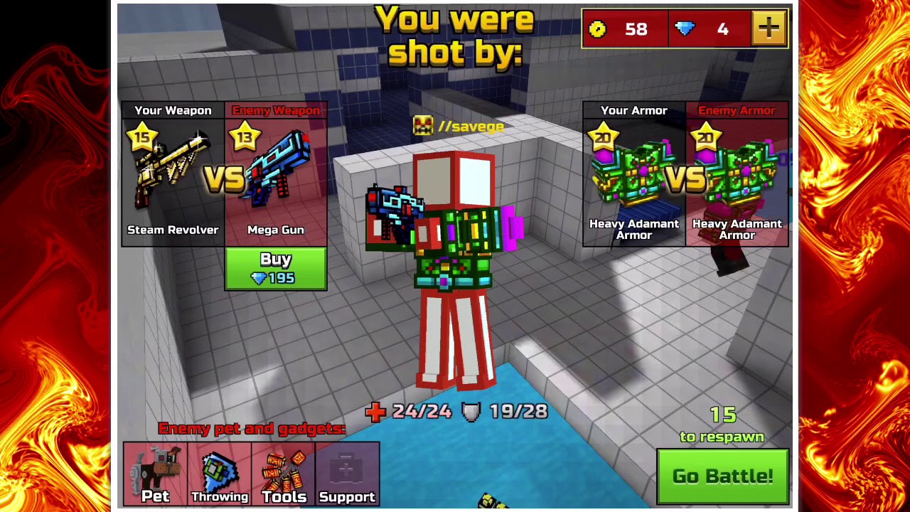 Pixel Gun 3D Walkthrough Gameplay 5;Pool Party!! - YouTube