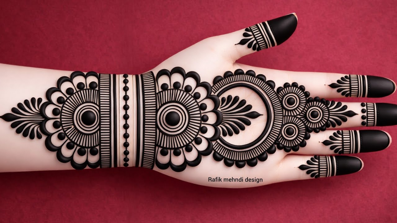 simple front hand mehndi design 2026 | mehndi design | mehndi design ...