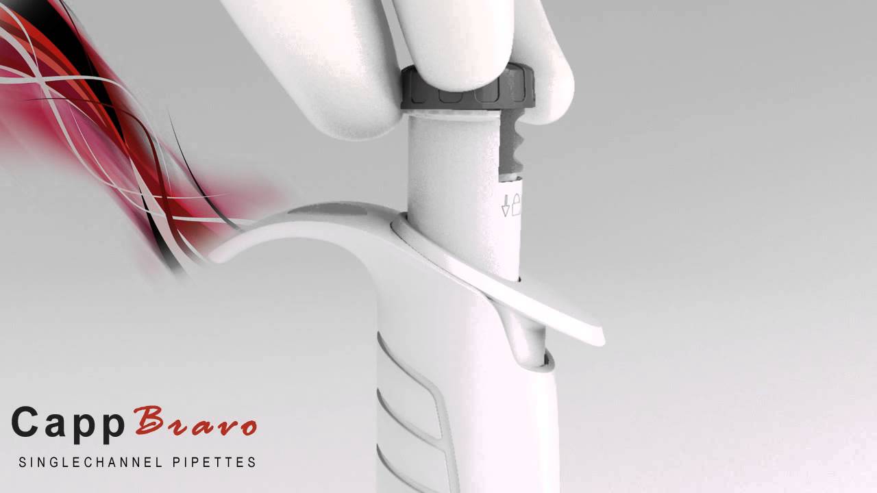 Capp Pipette Manual Bravo single channel - YouTube